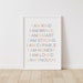 I Am.. Affirmations Boho Nursery Printable Nursery Wall Art Gender ...