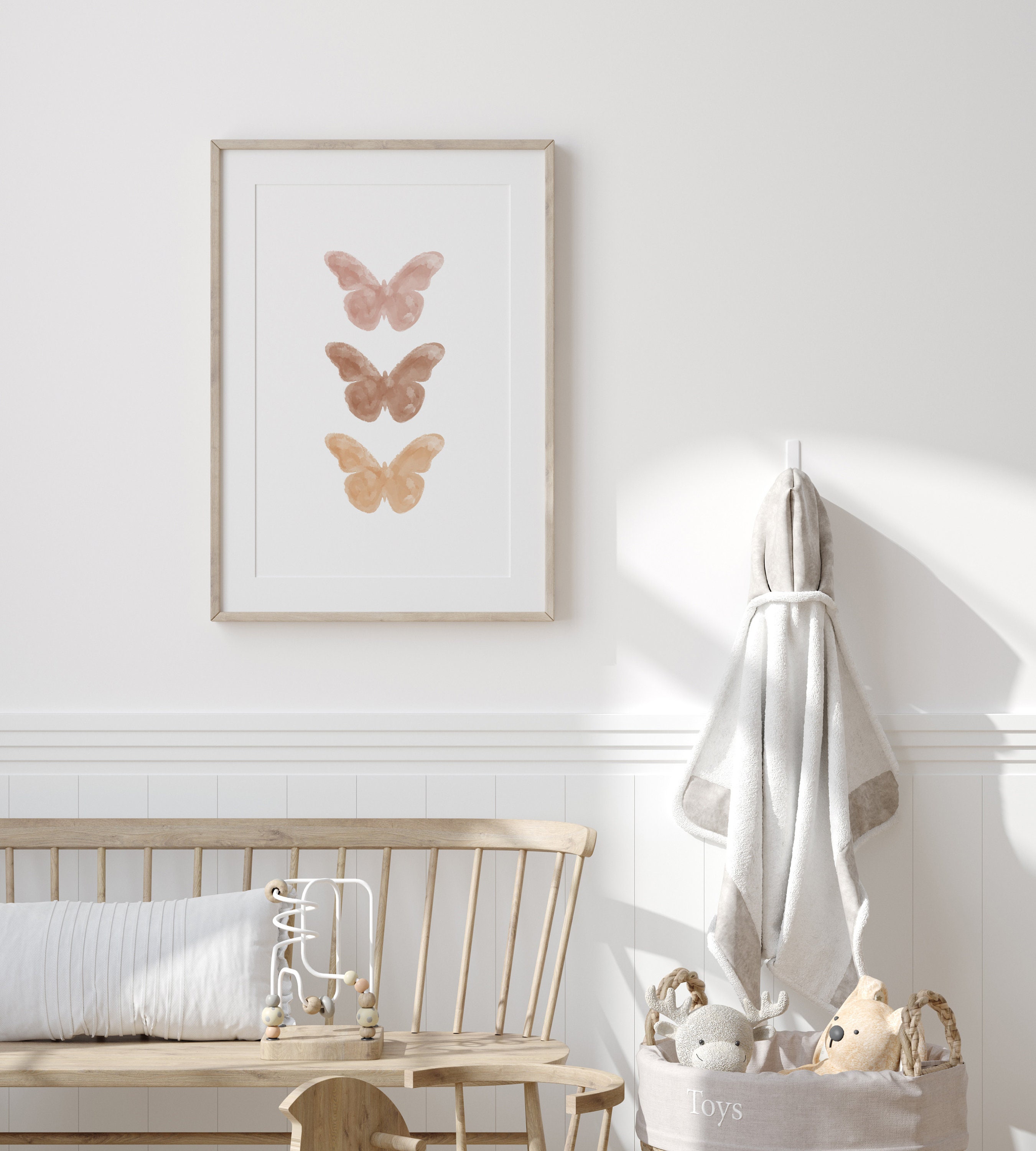 Boho Butterflies Boho Nursery Printable Butterfly Poster - Etsy