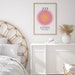 222 Manifest Printable Angel Numbers Gradient Print Aura Poster ...