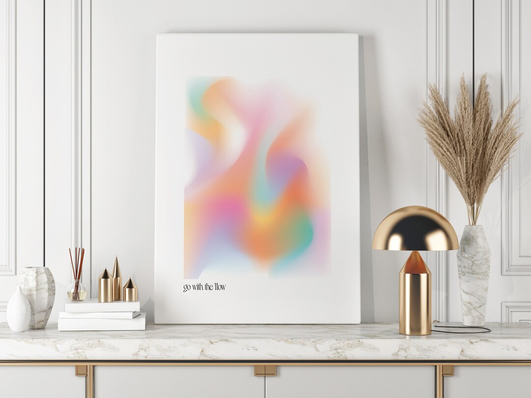 Manifest Printable Quote Poster Gradient Print Aura Poster Spiritual ...