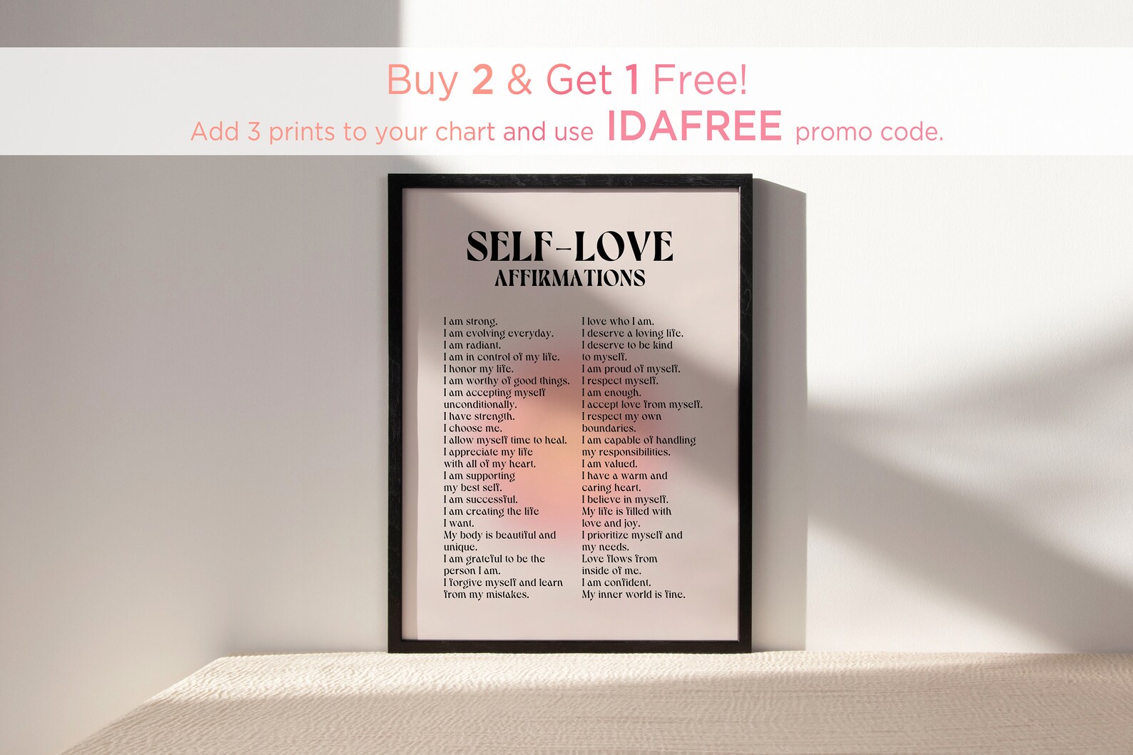 Daily Affirmations Printable, Self Love Affirmations, Manifest Print ...