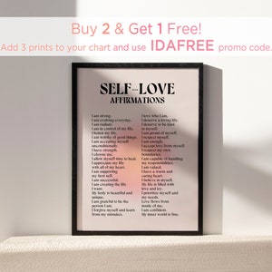 Daily Affirmations Printable, Self Love Affirmations, Manifest Print ...