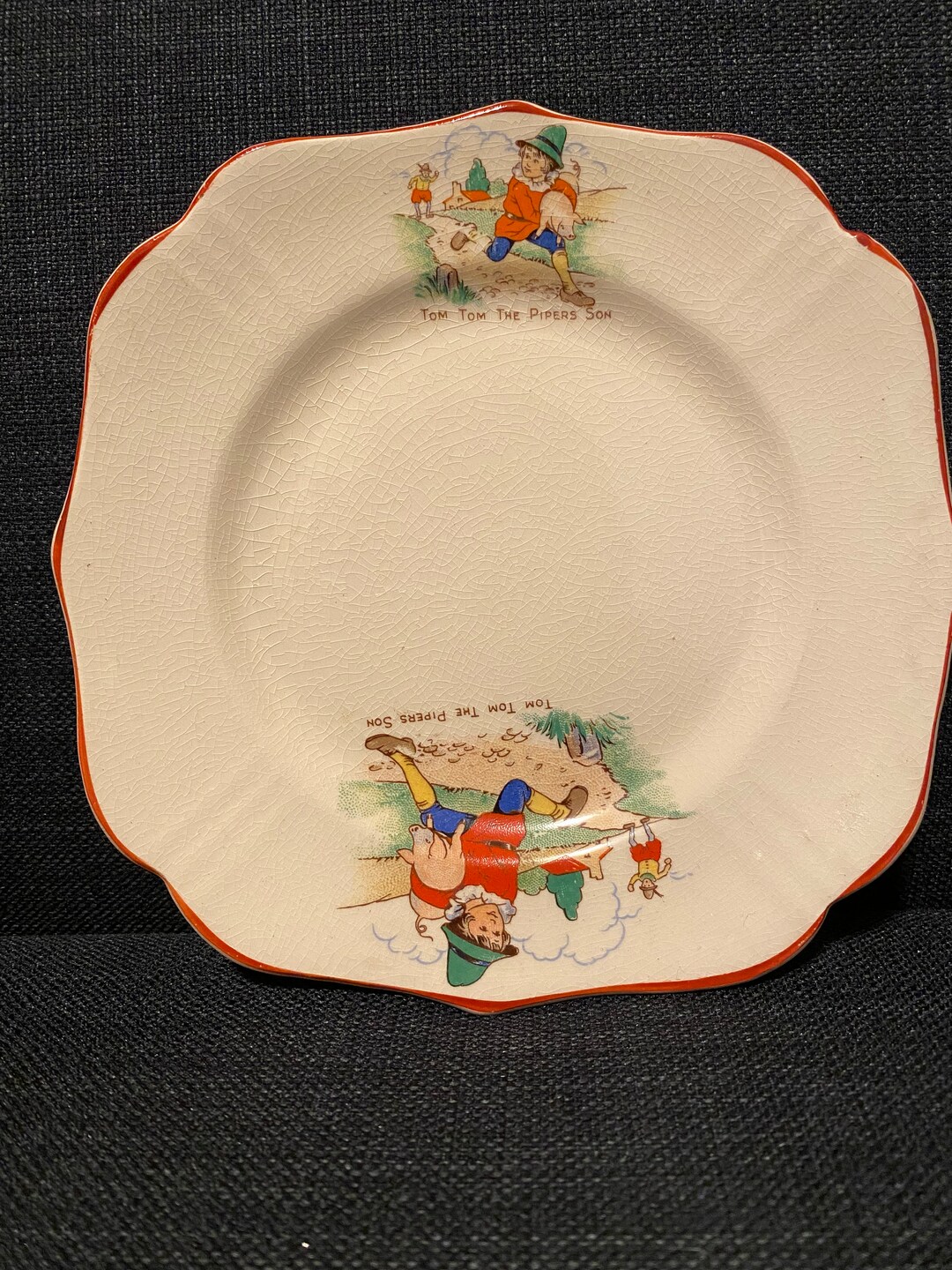 Tom Tom the Pipers Son Collectible Plate - Etsy