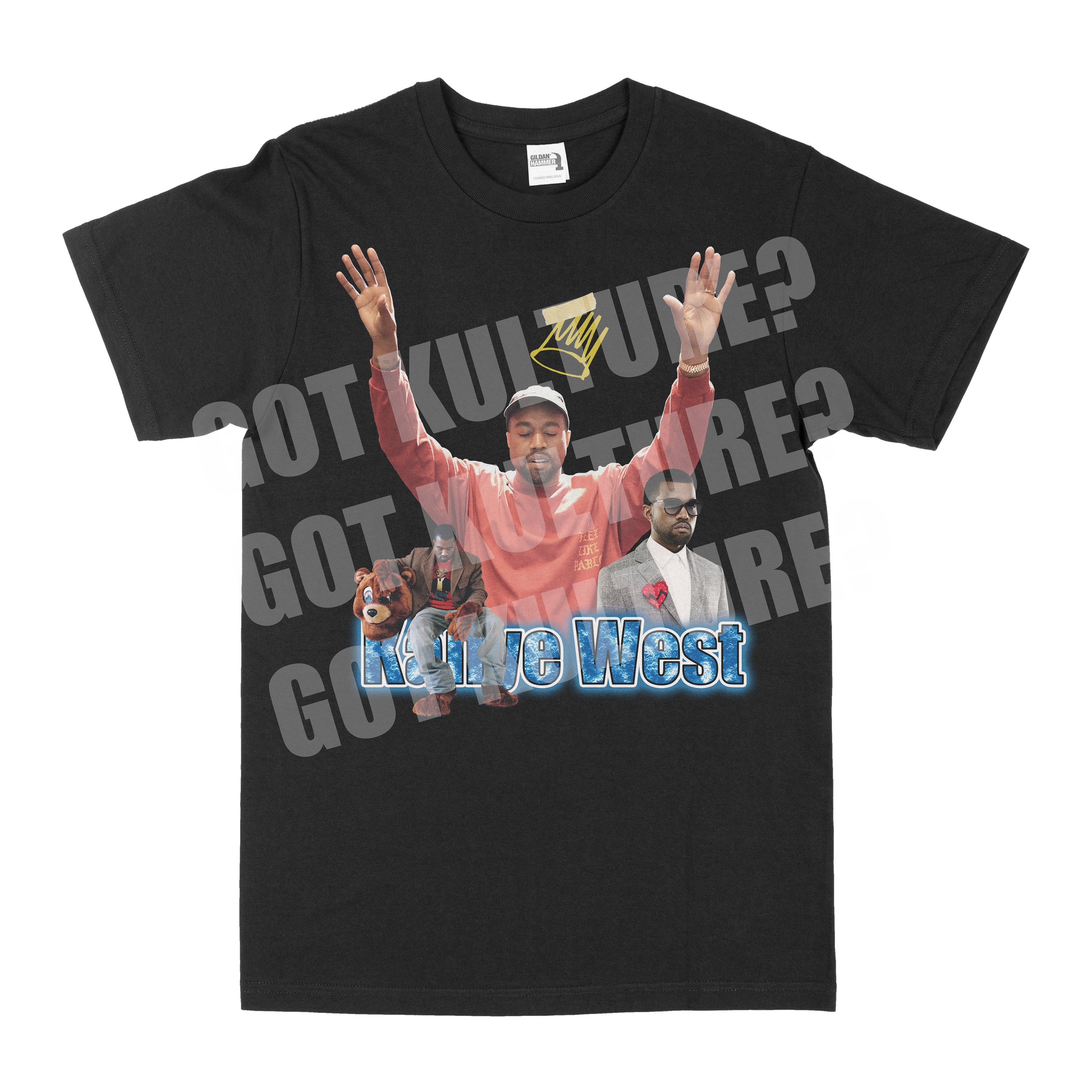 Kanye West Bootleg With and Without Texture PNG - Etsy