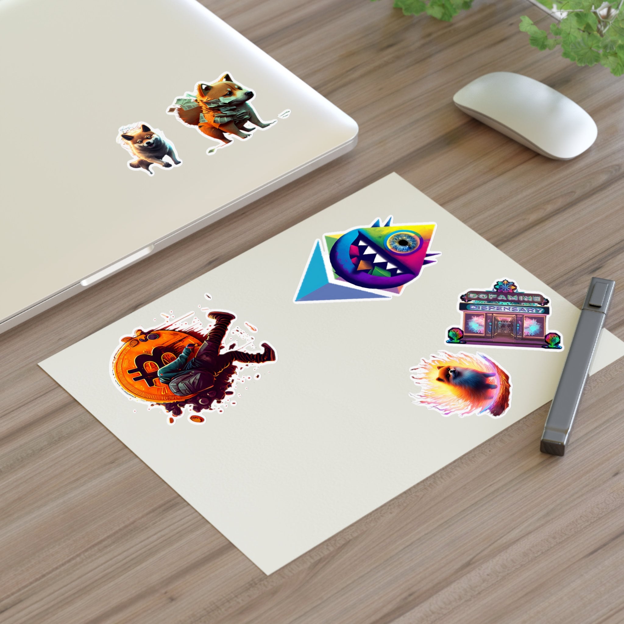 Web3 Graffiti Sticker Sheet Psychedelic Crypto Art - Etsy