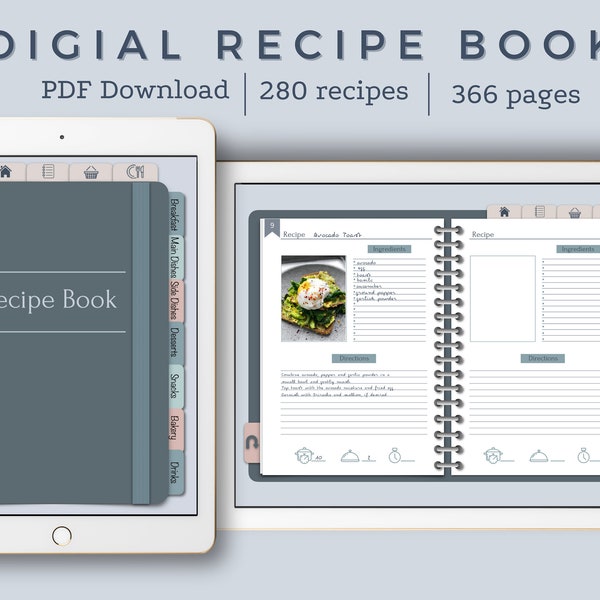 Recipe Book - Etsy