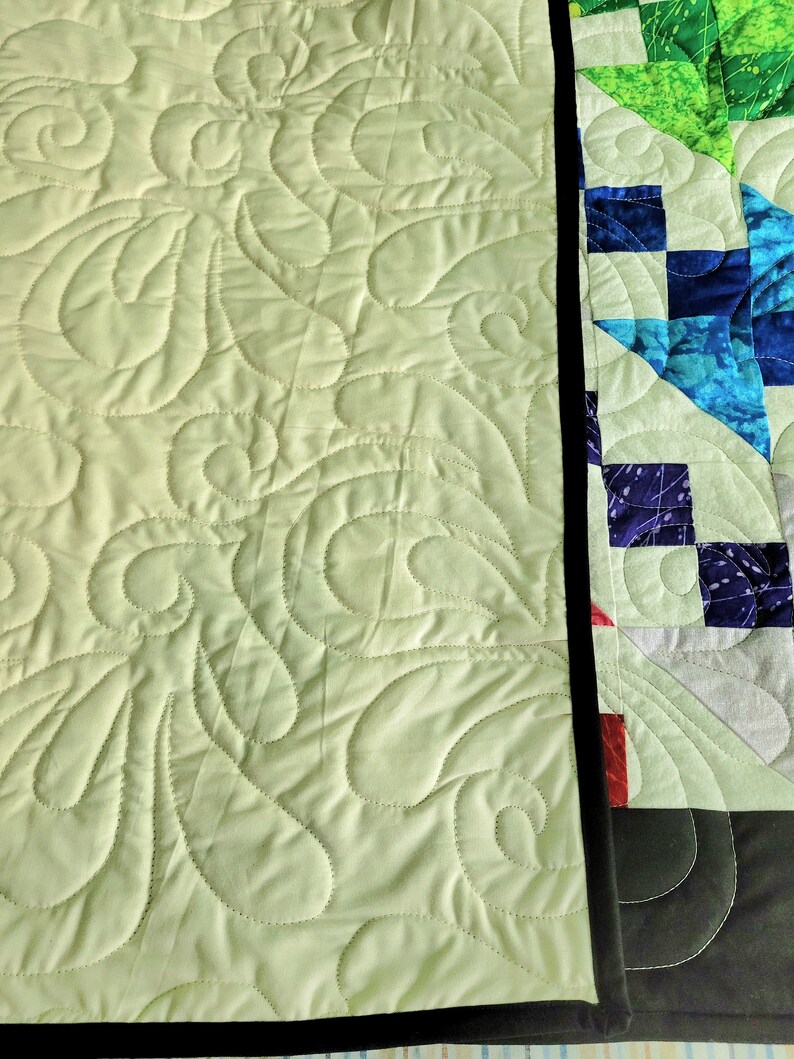 Colorful Trip Around the World Quilt. 65"x 65" - Etsy