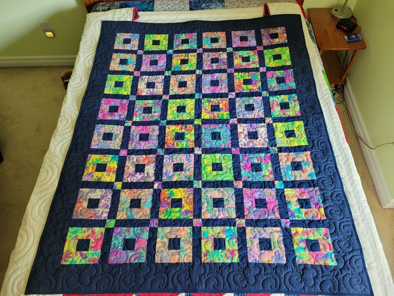 Button Box Quilt 51 X 64 - Etsy