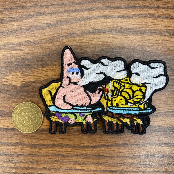 Spongebob Patch - Etsy