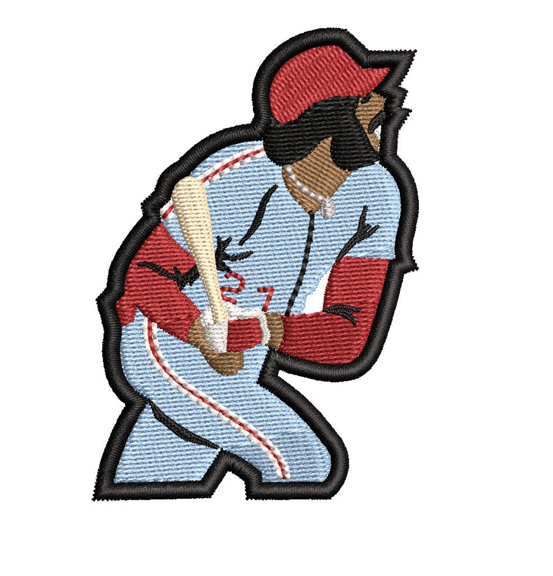 Phillies Embroidered Patch - Etsy