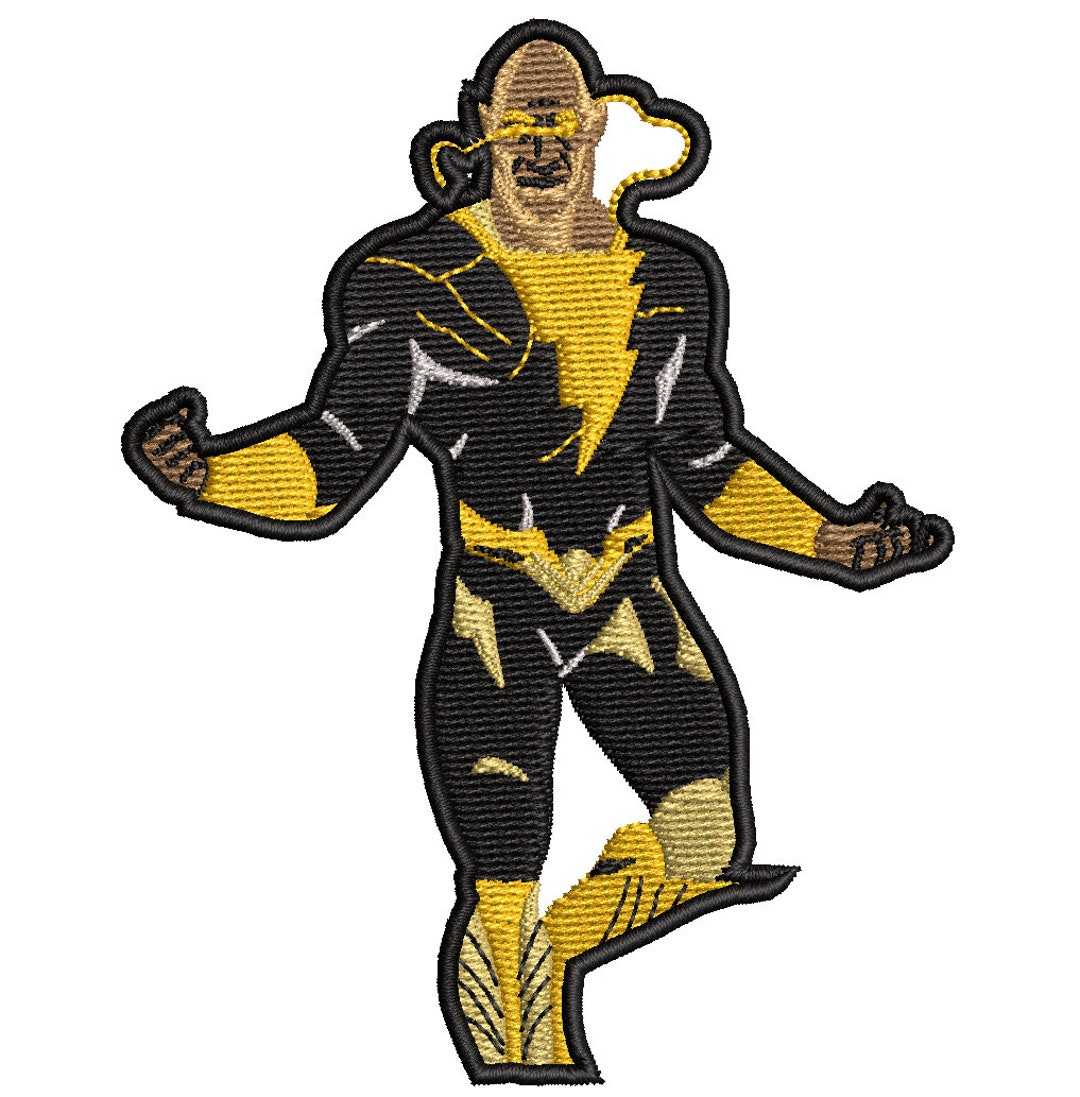 Black Adam Embroidered Patch - Etsy