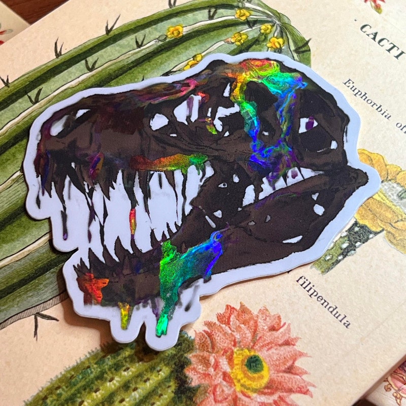 T Rex Sticker - Etsy