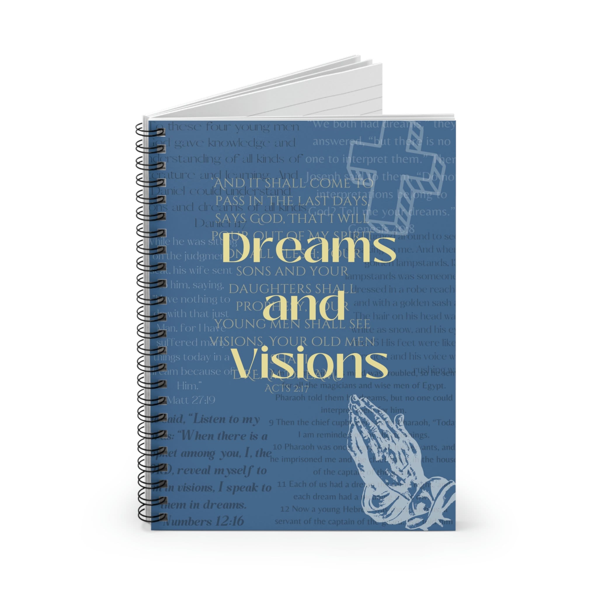 Christian Dreams and Vision Spiral Dream Notebook, Christian Dream ...