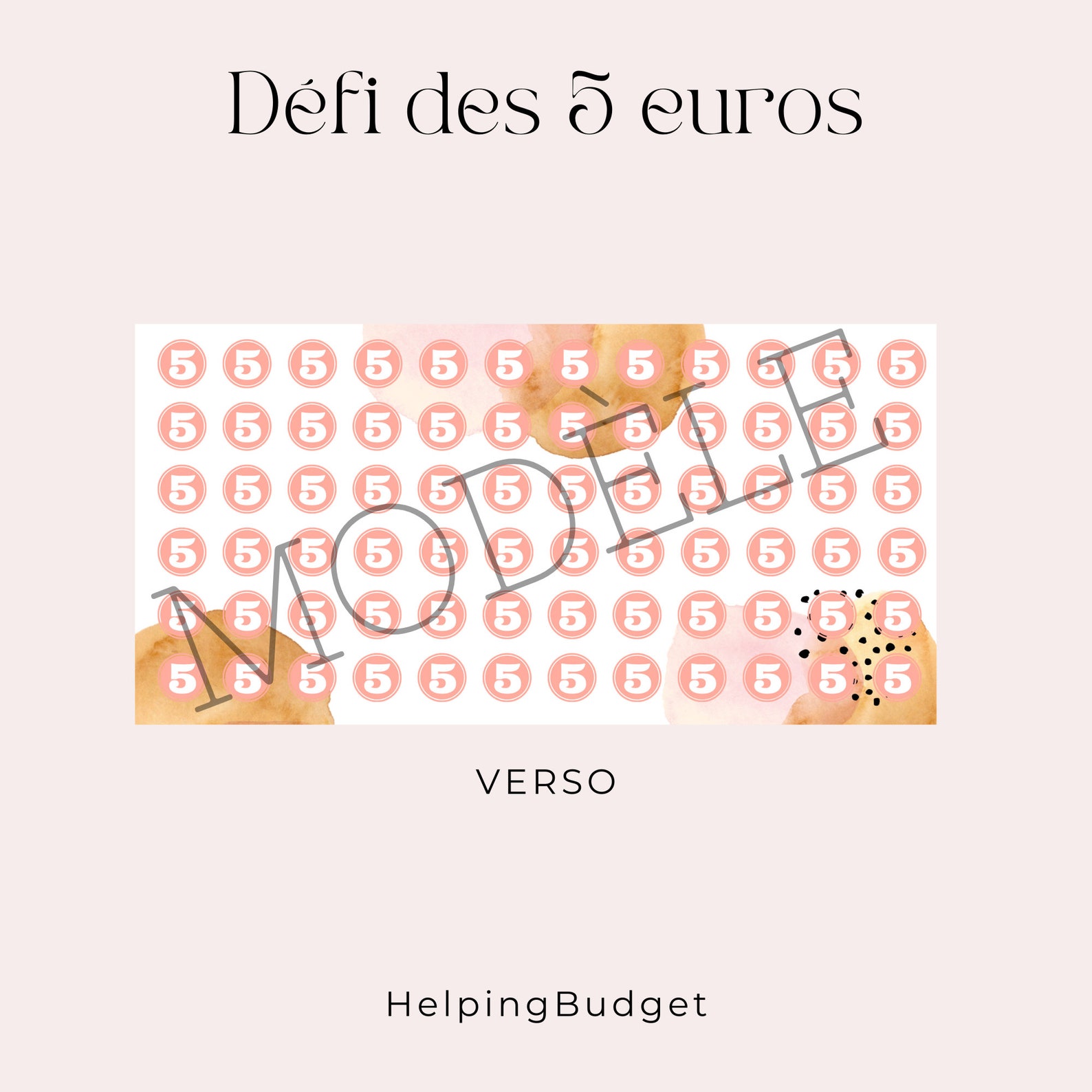 Défi des 5 euros Enveloppes budget A6 A imprimer et plastifier Tracker défi budgétaire A6 - Etsy ...