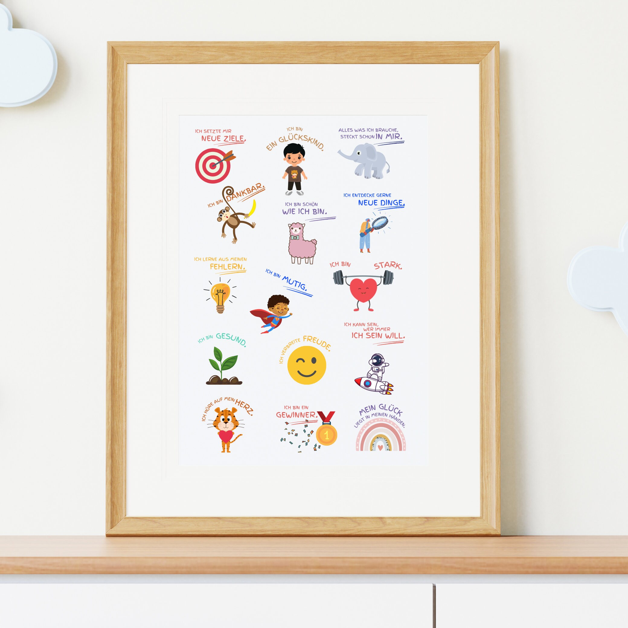 Positive Beliefs I Affirmation Poster for Children I Birthday - Etsy