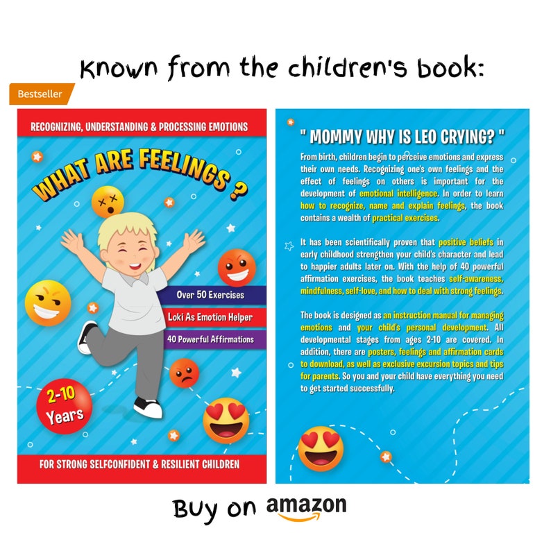 Feelings Wheel & List Emotions for Kids Printable Handouts Emotion ...