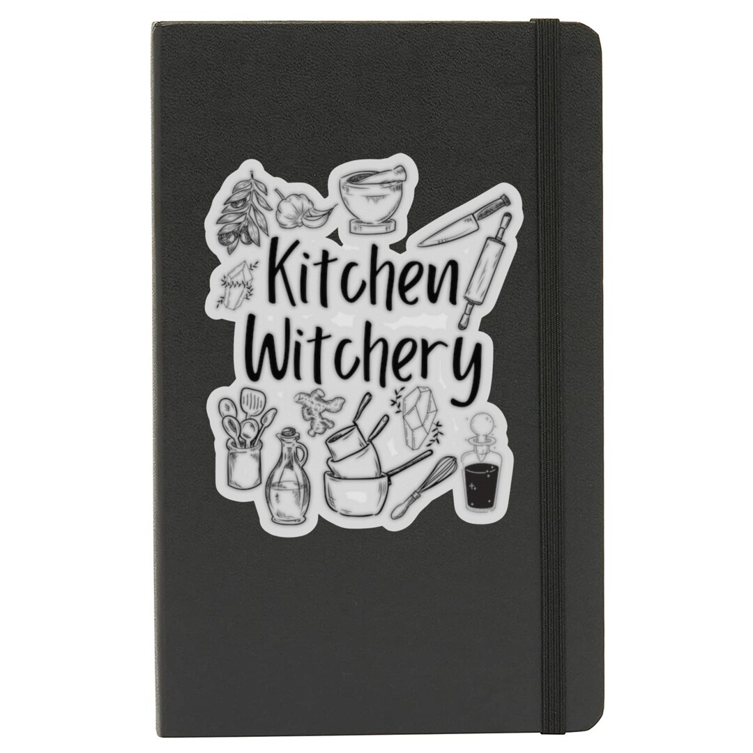 Kitchen Witch Sticker Kitchen Witchery Vinyl Sticker Kitchen - Etsy