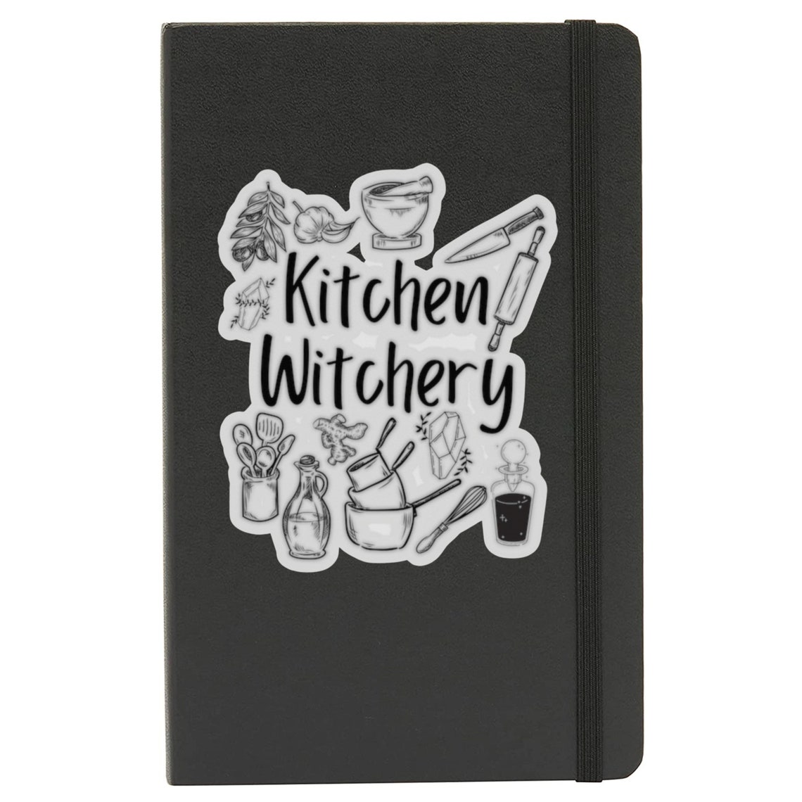 Kitchen Witch Sticker Kitchen Witchery Vinyl Sticker Kitchen - Etsy
