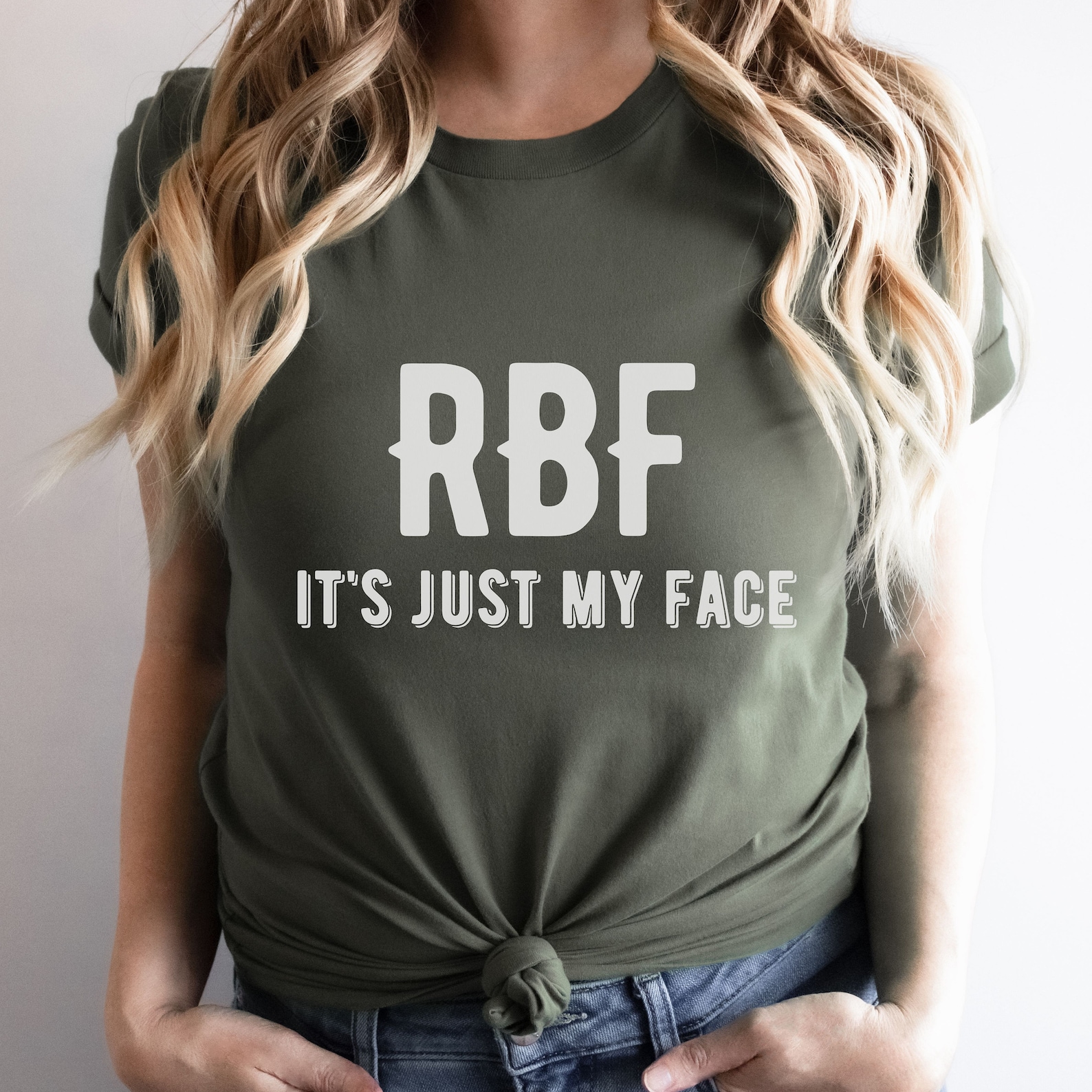 Resting Bitch Face Shirt RBF It's Just My Face Funny T-shirt Sarcastic ...