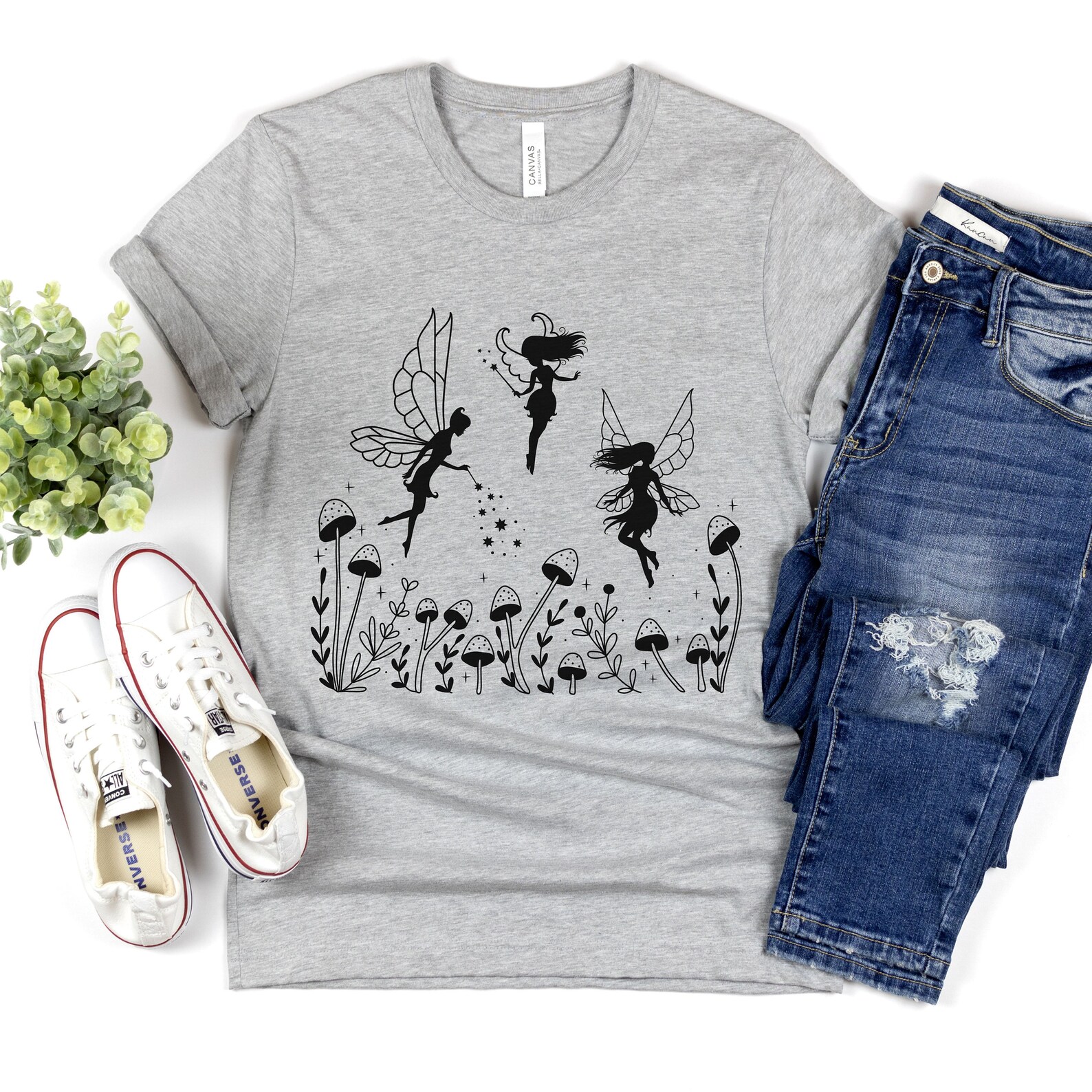 Fae Trap T-shirt Enchanted Forest Whimsical Fairy Mushroom Shirt ...