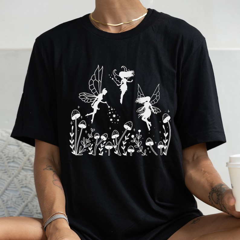 Fae Trap T-shirt Enchanted Forest Whimsical Fairy Mushroom Shirt ...