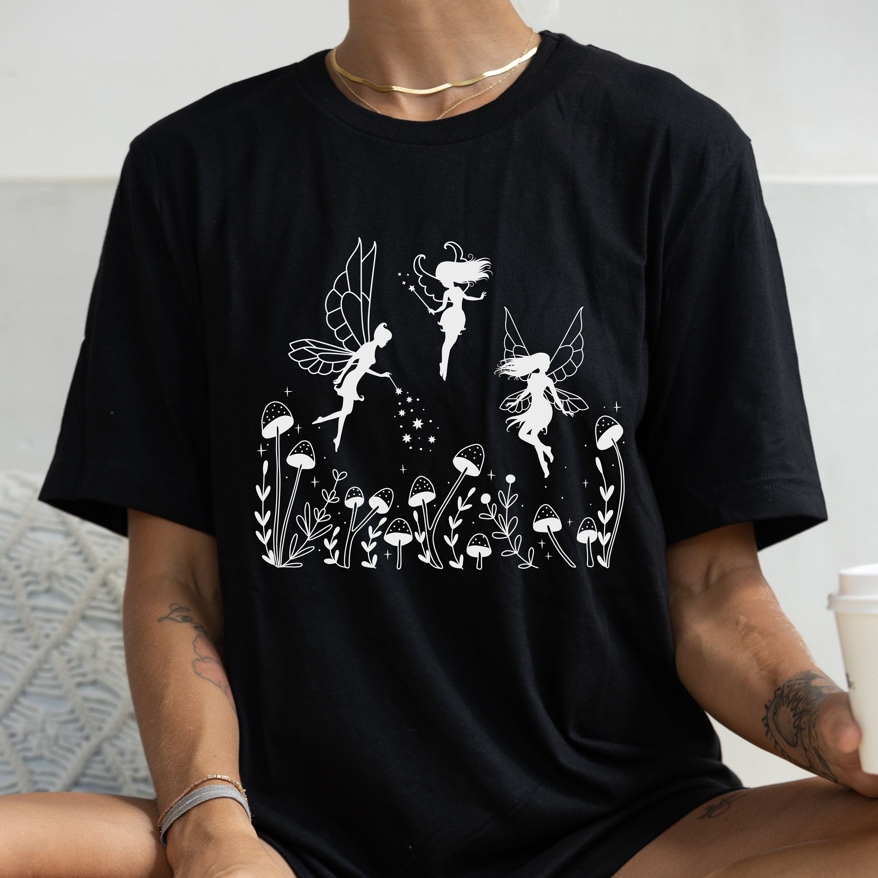 Fae Trap T-shirt Enchanted Forest Whimsical Fairy Mushroom Shirt ...