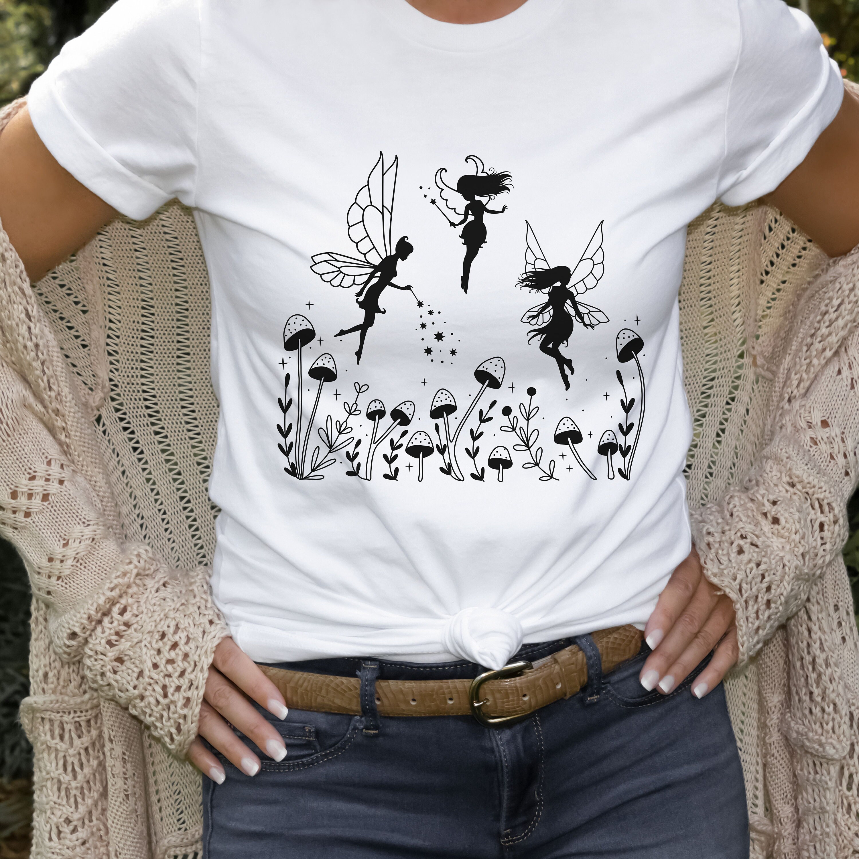 Fae Trap T-shirt Enchanted Forest Whimsical Fairy Mushroom Shirt ...