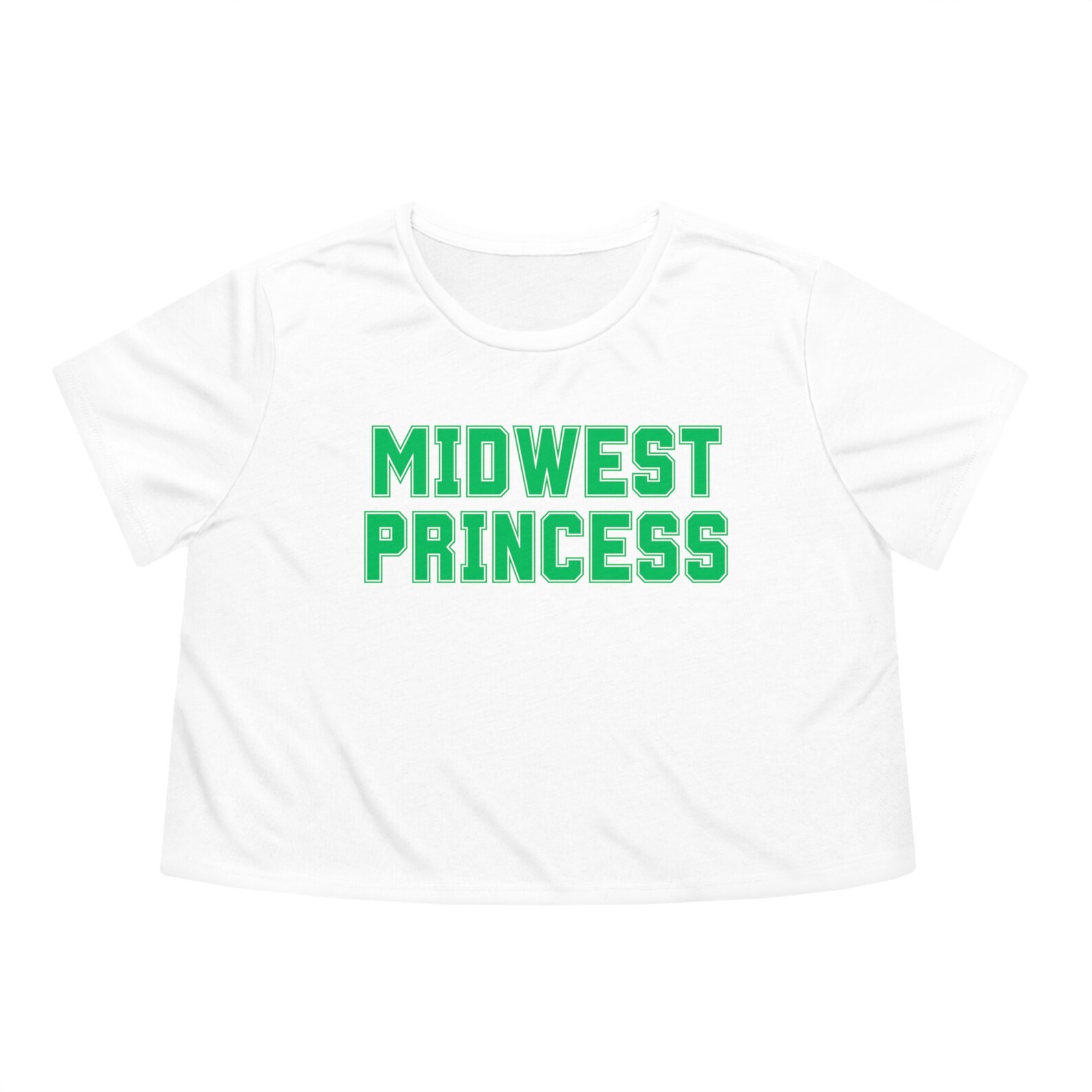 Midwest Princess Crop Top University Font College Crop Gift Midwest ...