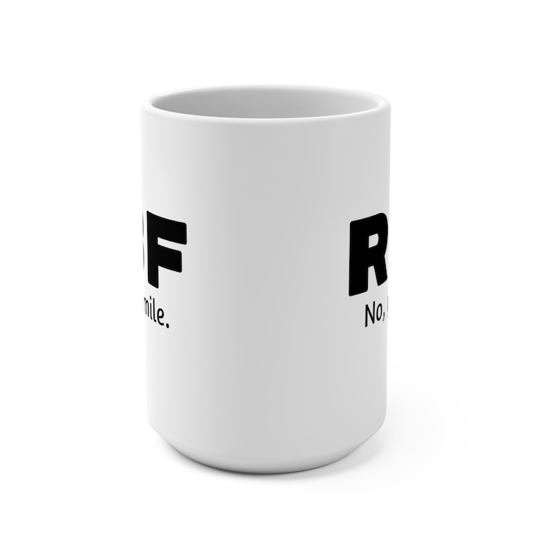 RBF Resting Bitch Face Mug Black Funny RBF Gift Sarcastic Mother Gift ...