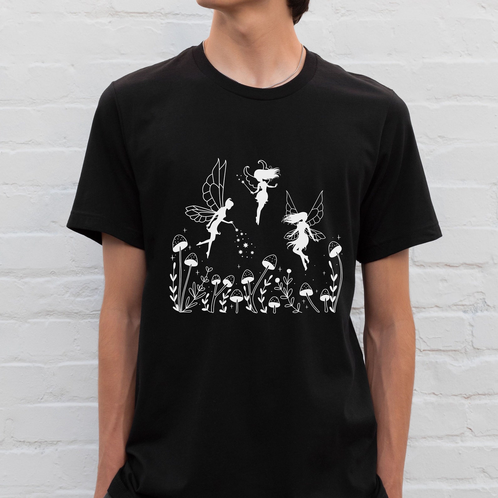 Fae Trap T-shirt Enchanted Forest Whimsical Fairy Mushroom Shirt ...