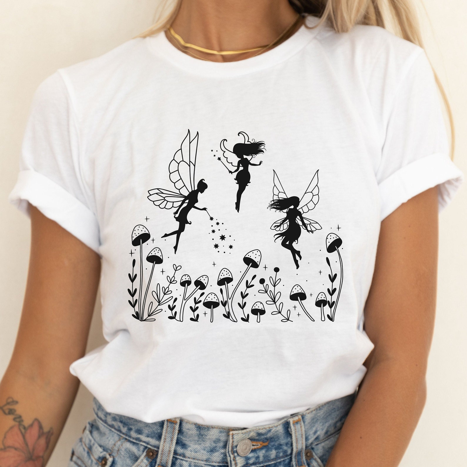 Fae Trap T-shirt Enchanted Forest Whimsical Fairy Mushroom Shirt ...