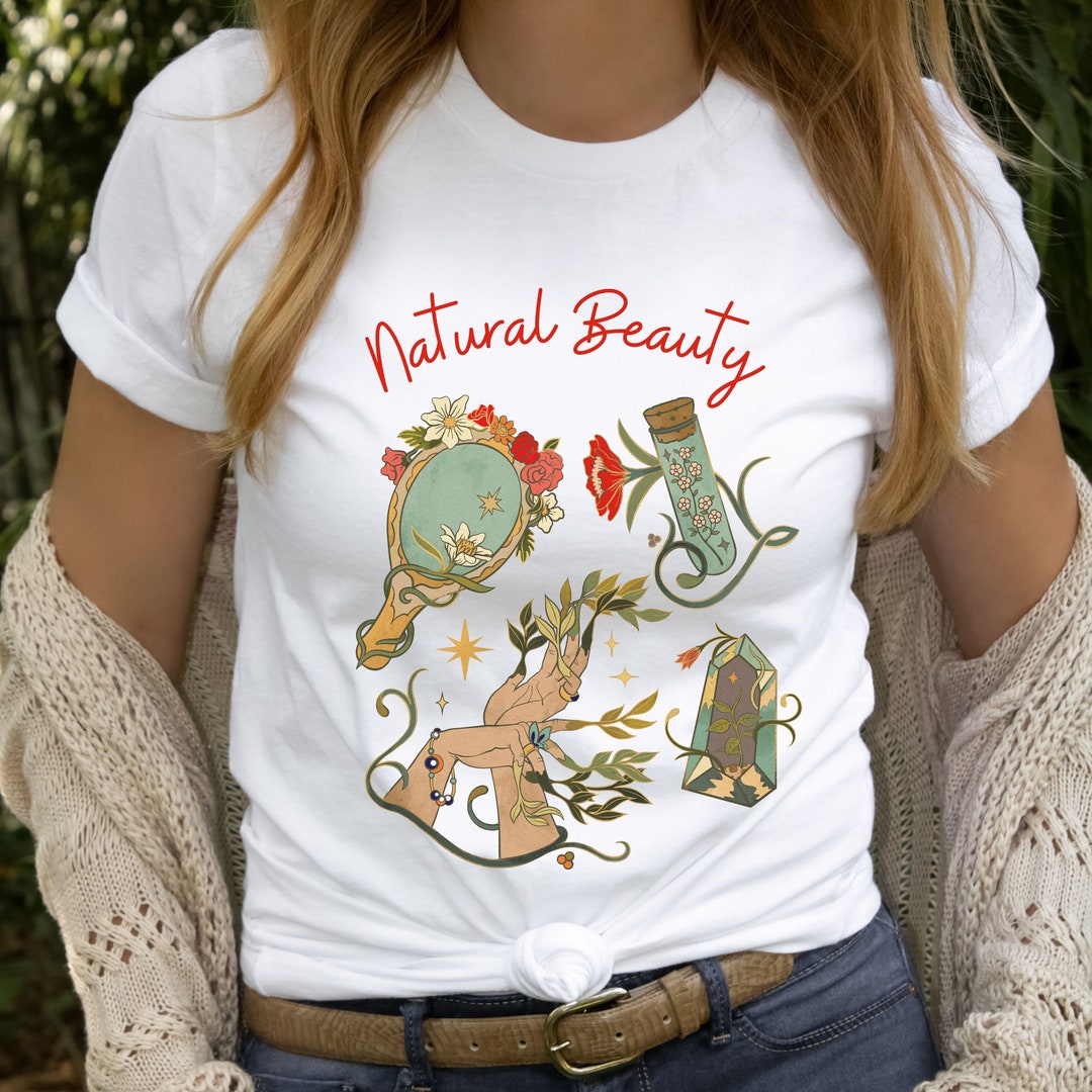 Natural Beauty Whimsigoth Shirt Green Witch T-shirt Forest Witch Tee ...