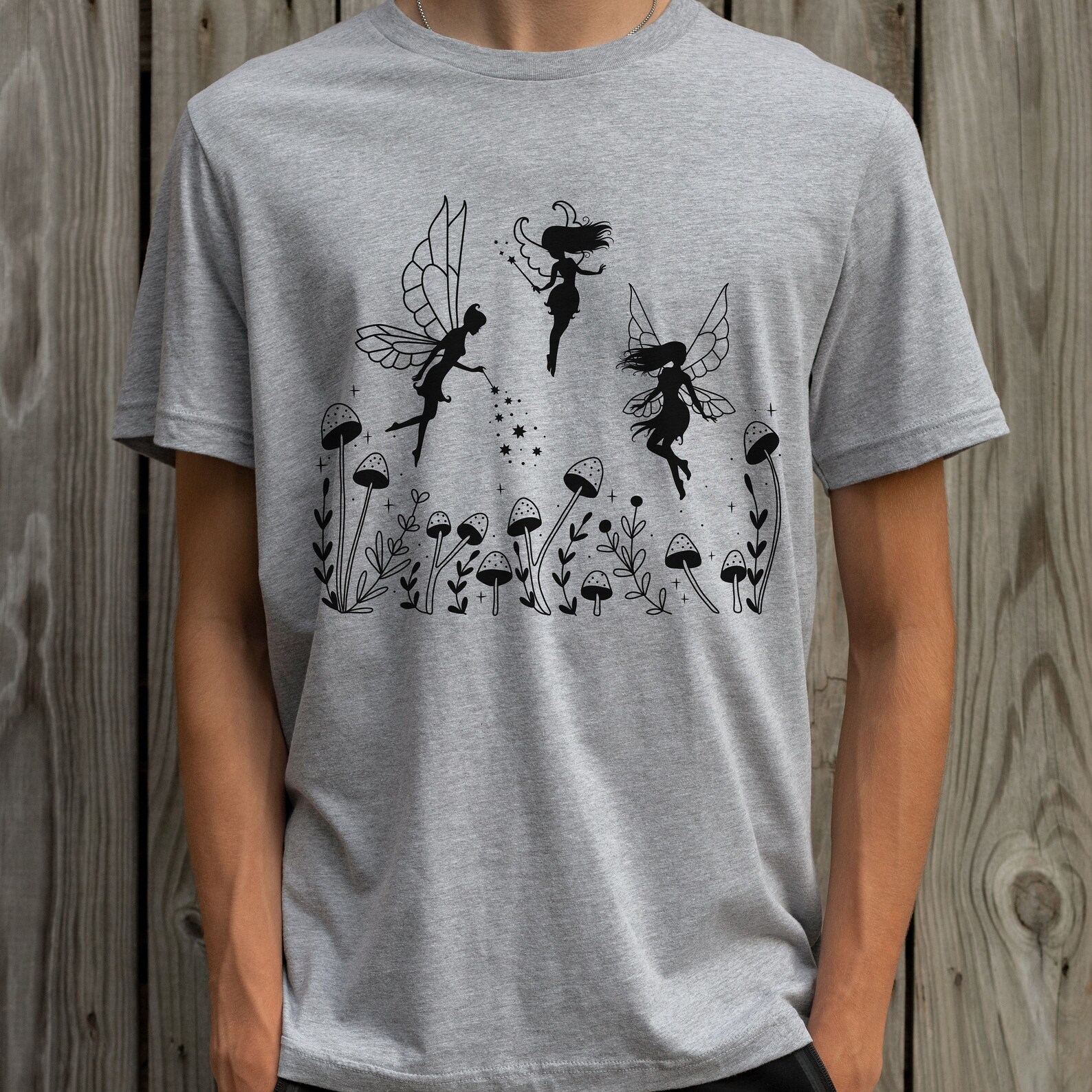Fae Trap T-shirt Enchanted Forest Whimsical Fairy Mushroom Shirt ...