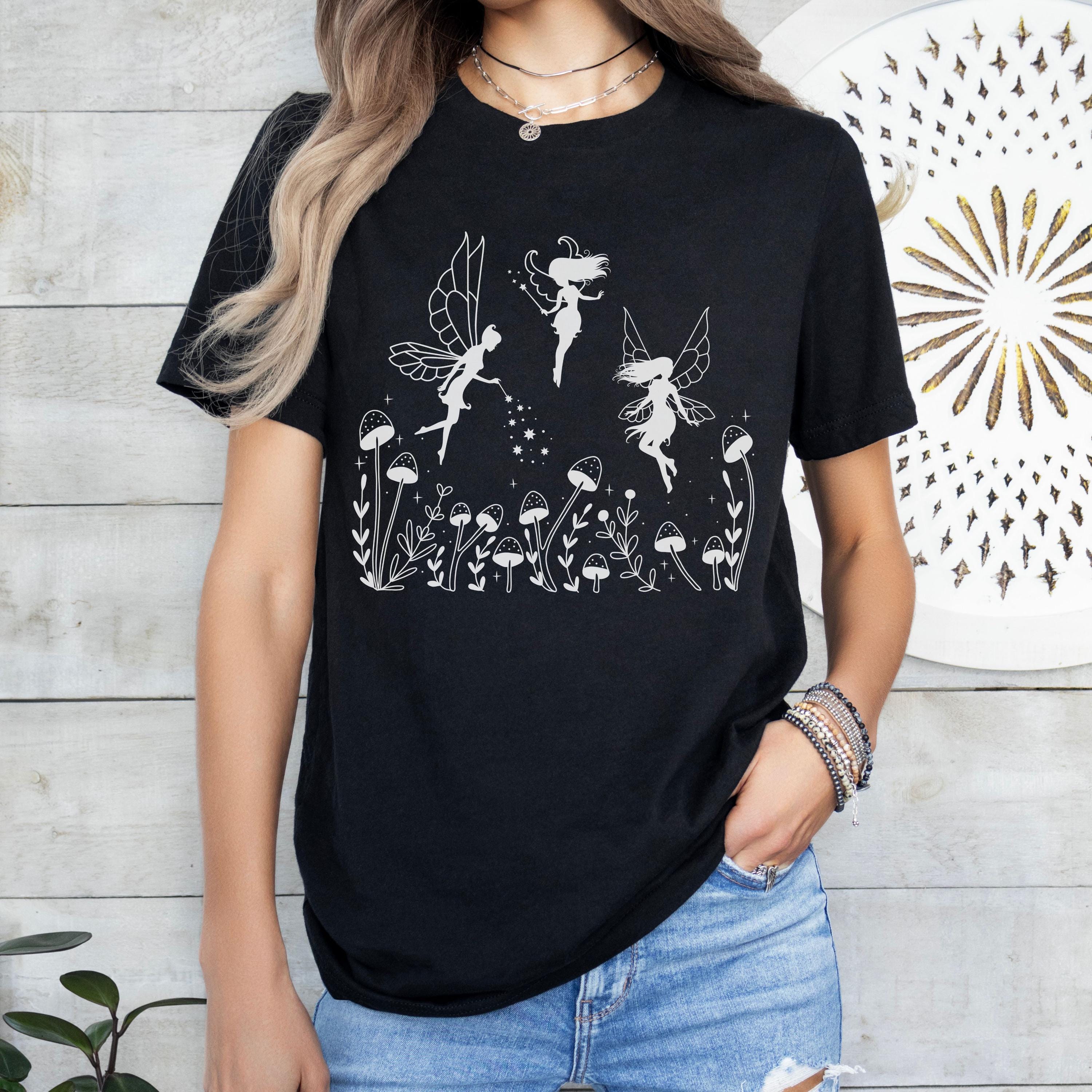 Fae Trap T-shirt Enchanted Forest Whimsical Fairy Mushroom Shirt ...