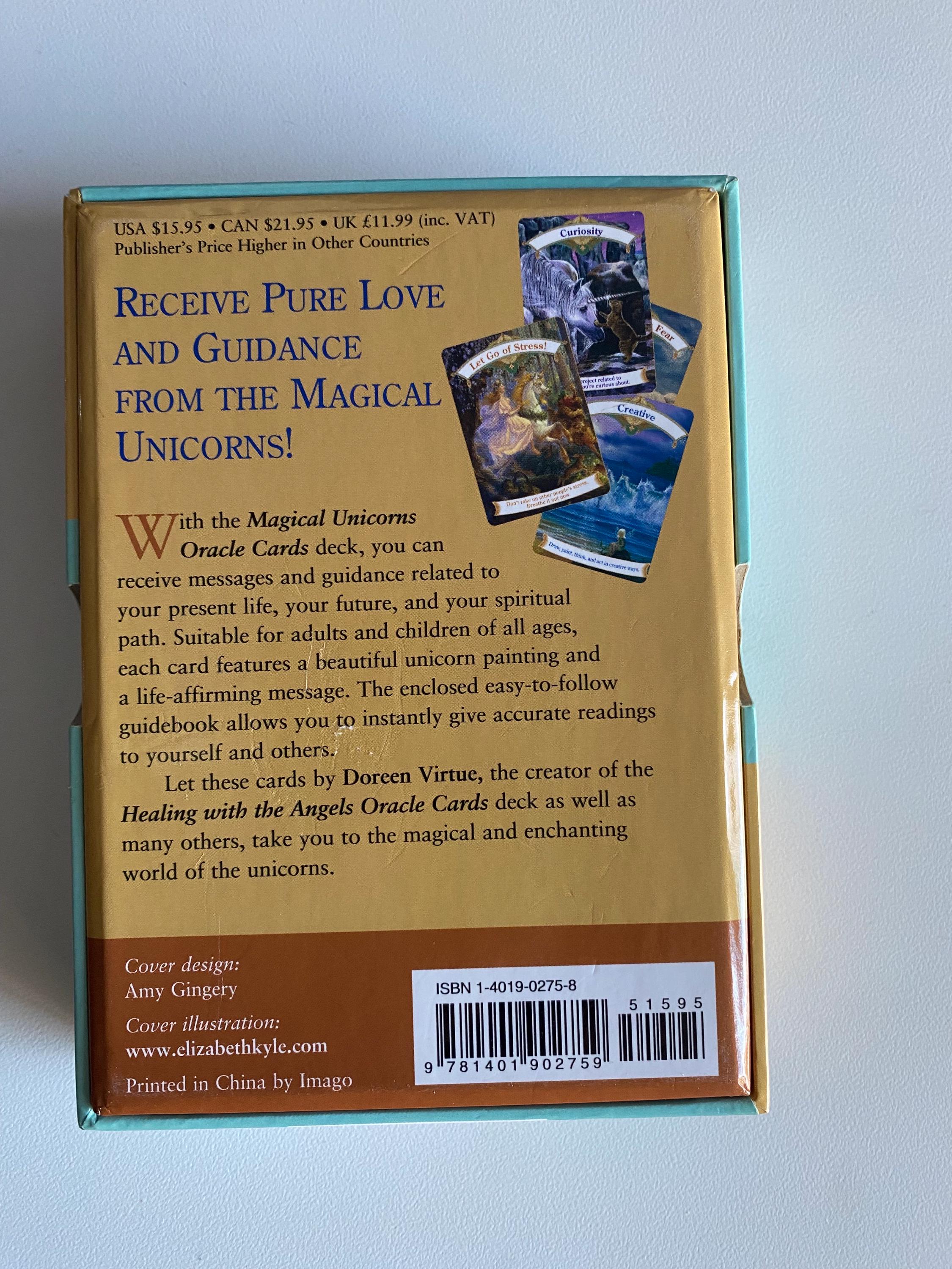 Magical Unicorns Oracle Deck by Doreen Virtue 2005 Edition - Etsy