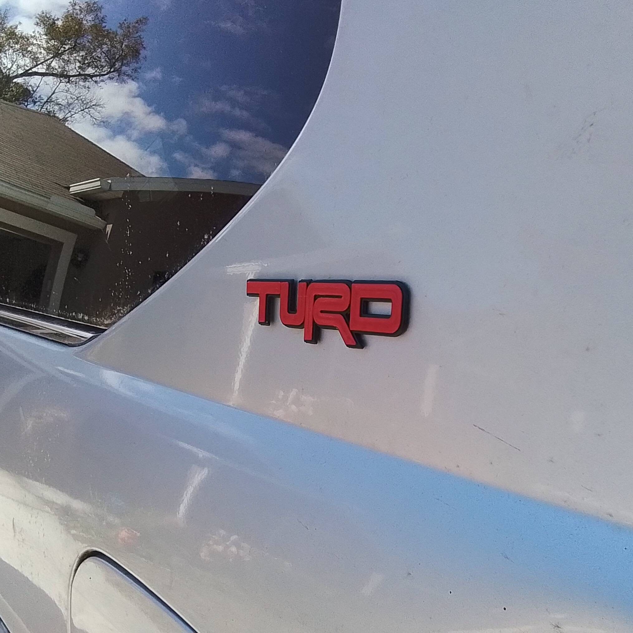 Small Turd Badge Car Emblem Toyota TRD Custom Color Pack of 2 - Etsy