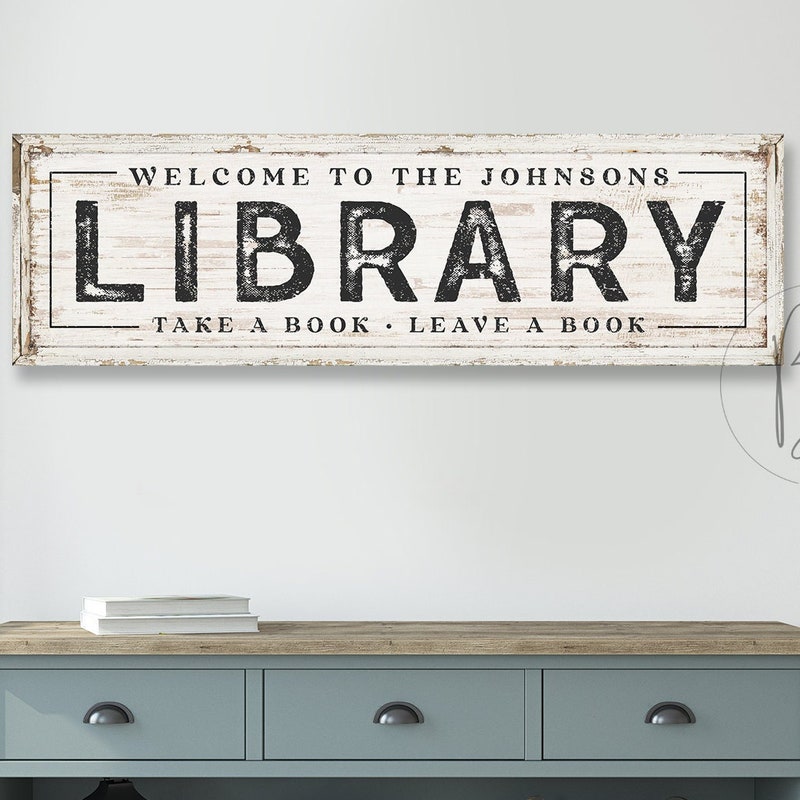 Library Decor - Etsy