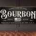 Bourbon Sign, Rustic Bar Sign, Basement Bar and Lounge Sign, Basement ...