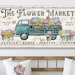 Flower Market Sign | Flower Market Wall Art | Summer Sign | Summer ...