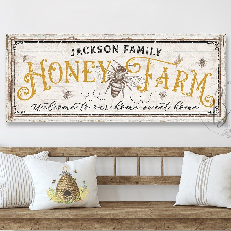 Honey Sign - Etsy