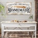 Country Breakfast Homemade With Love & Grease, Kitchen Signs for Wall ...