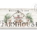 Large Farmhouse Sign | Rustic Farmhouse Welcome Sign | Farmhouse Wall ...