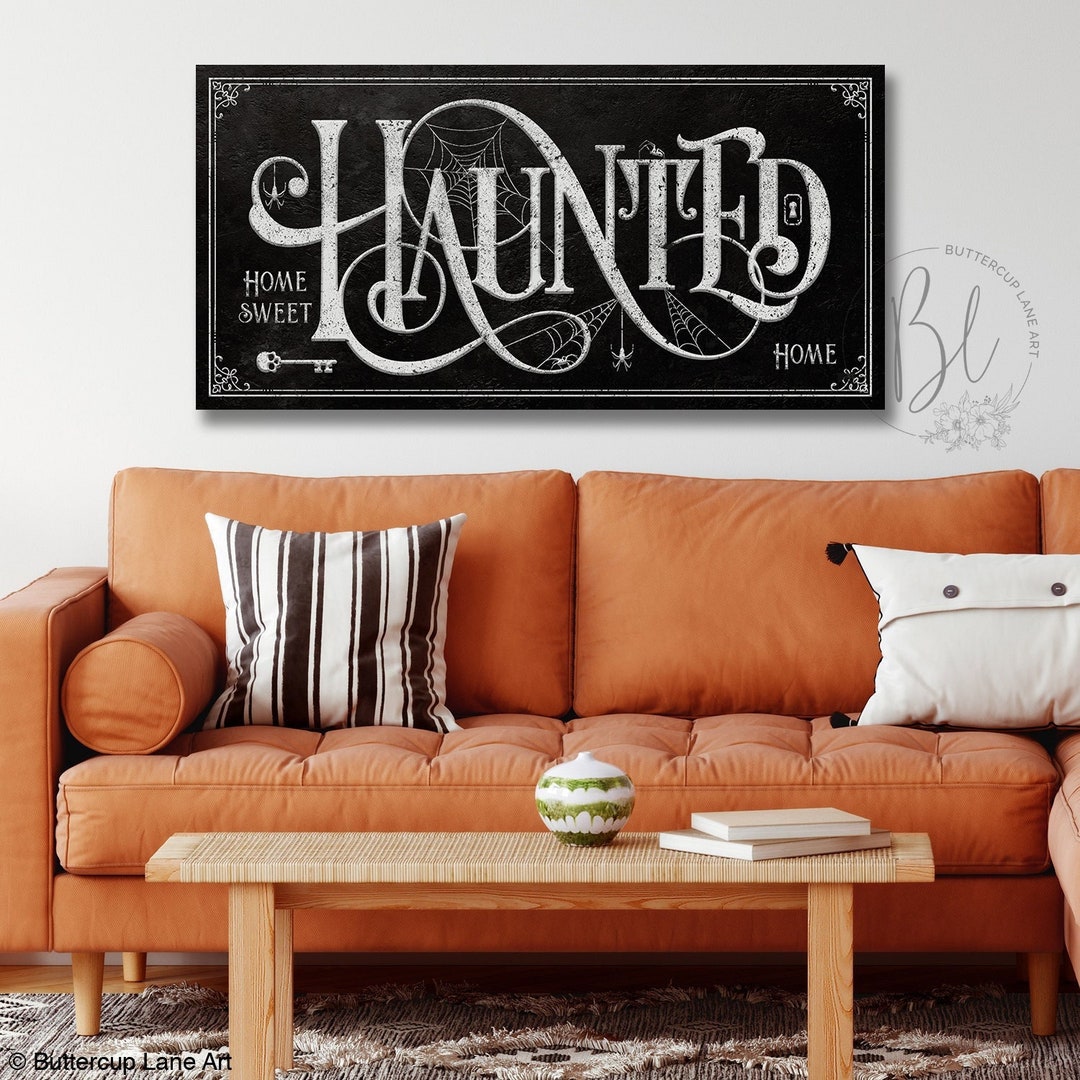 Halloween Wall Art Canvas, Halloween Wall Art, Halloween Wall Decor ...