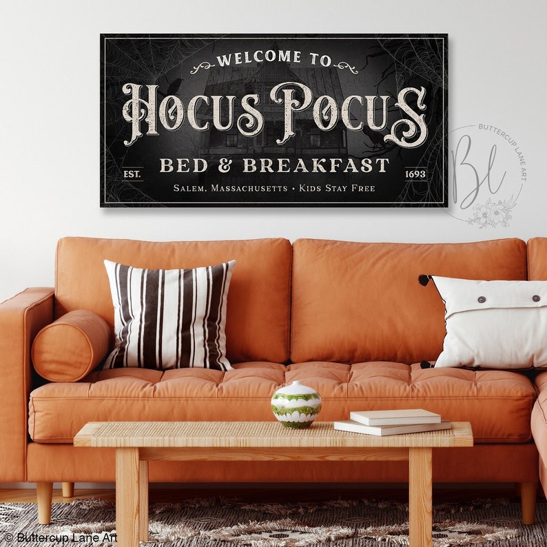 Hocus Pocus Wall Art Hocus Pocus Wall Decor Halloween Wall - Etsy
