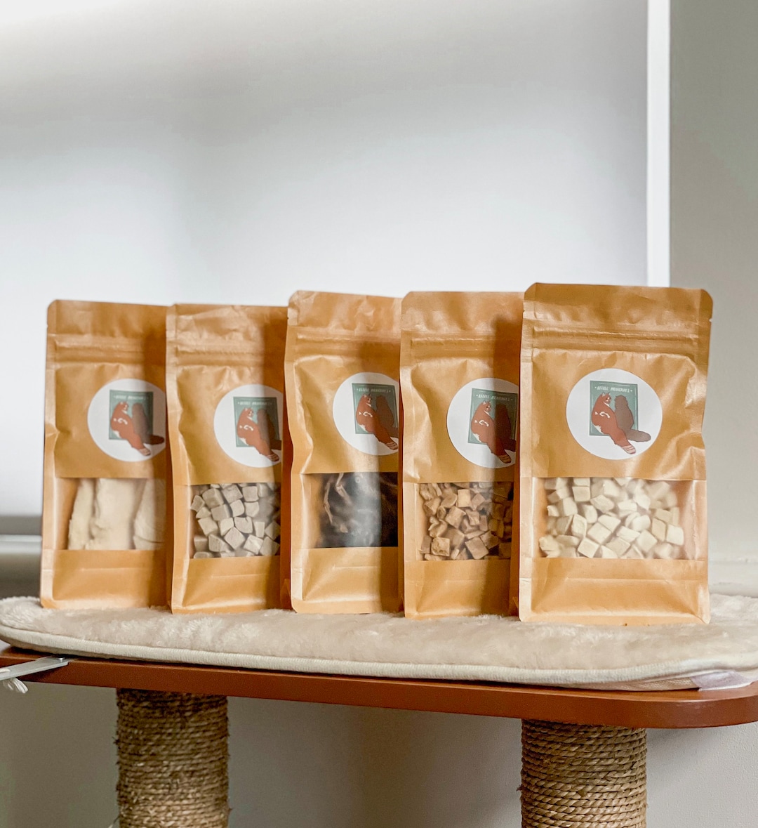 Set of 5 Pet Treat Bags - Etsy