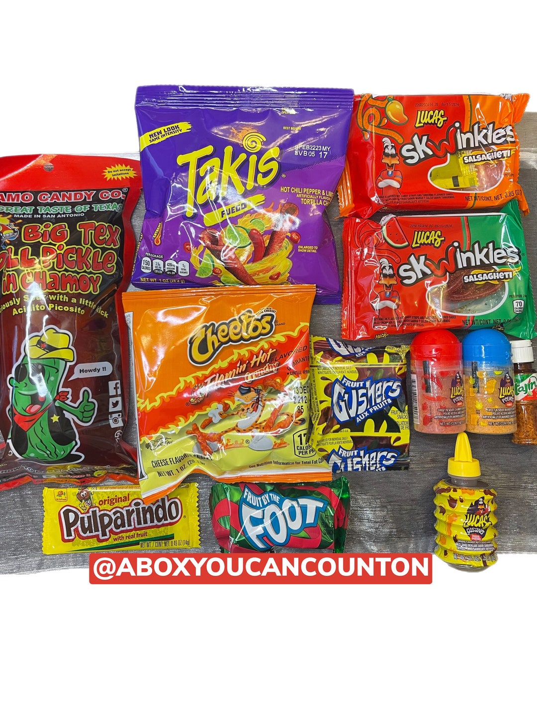 Chamoy Pickle Kit-12 ITEMS Tiktok Trending Chamoy Mexican Candy Package ...