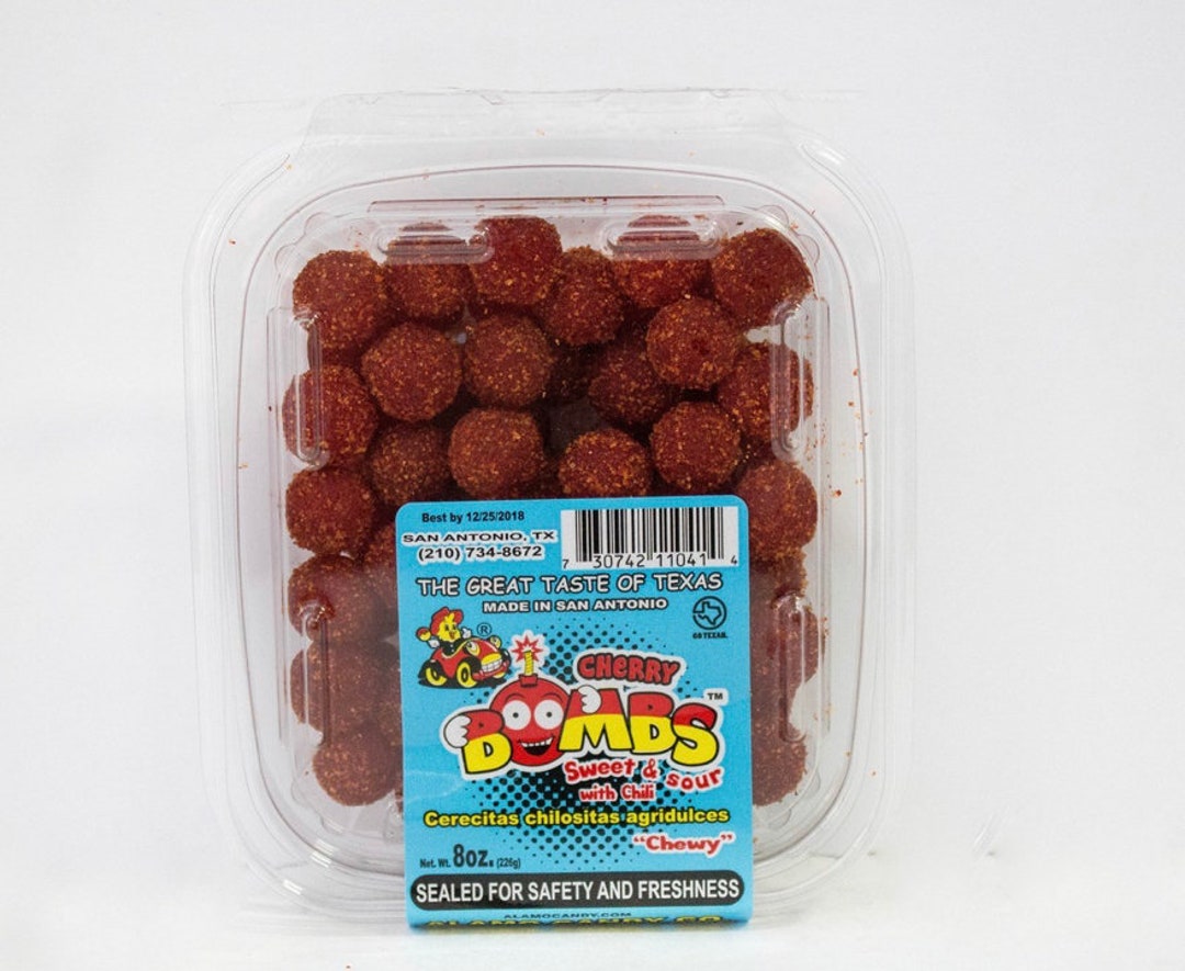 Alamo Candy Cherry Bombs Lucas Sour Candy Tamarindo Chamoy Mexican ...