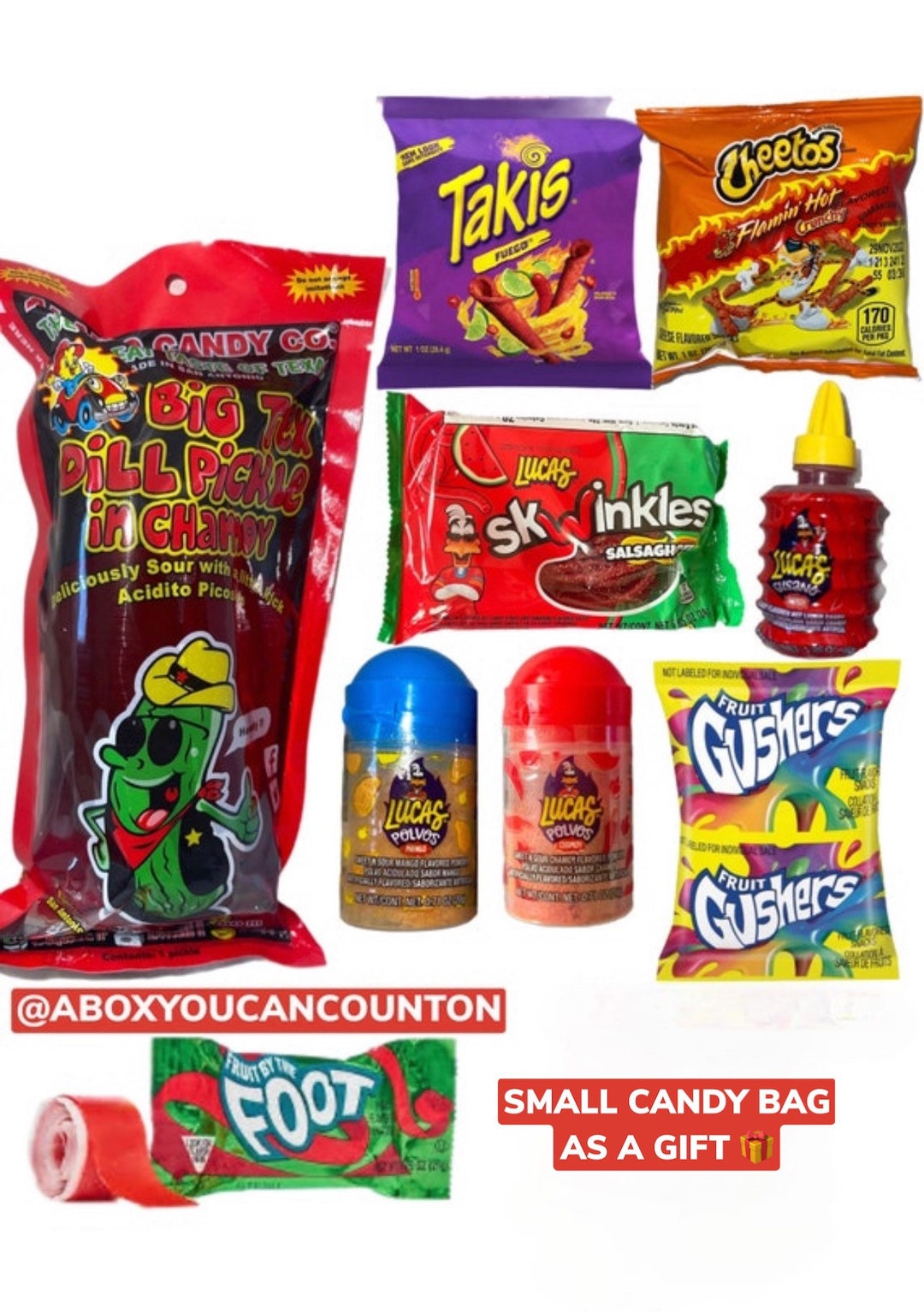 Chamoy Pickle Kit Hot Cheetos&takis Package Trending Chamoy - Etsy