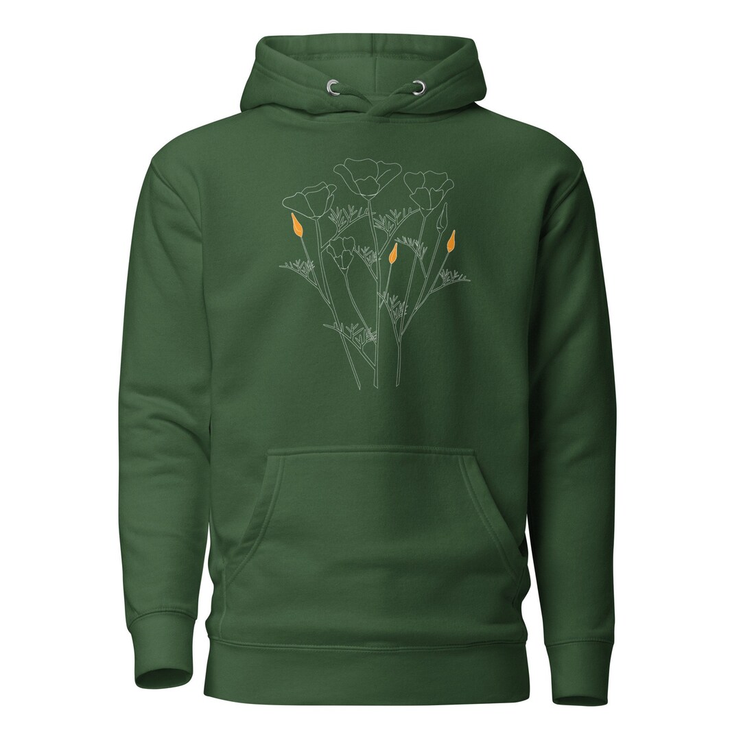 Unisex California Poppy Hoodie - Etsy