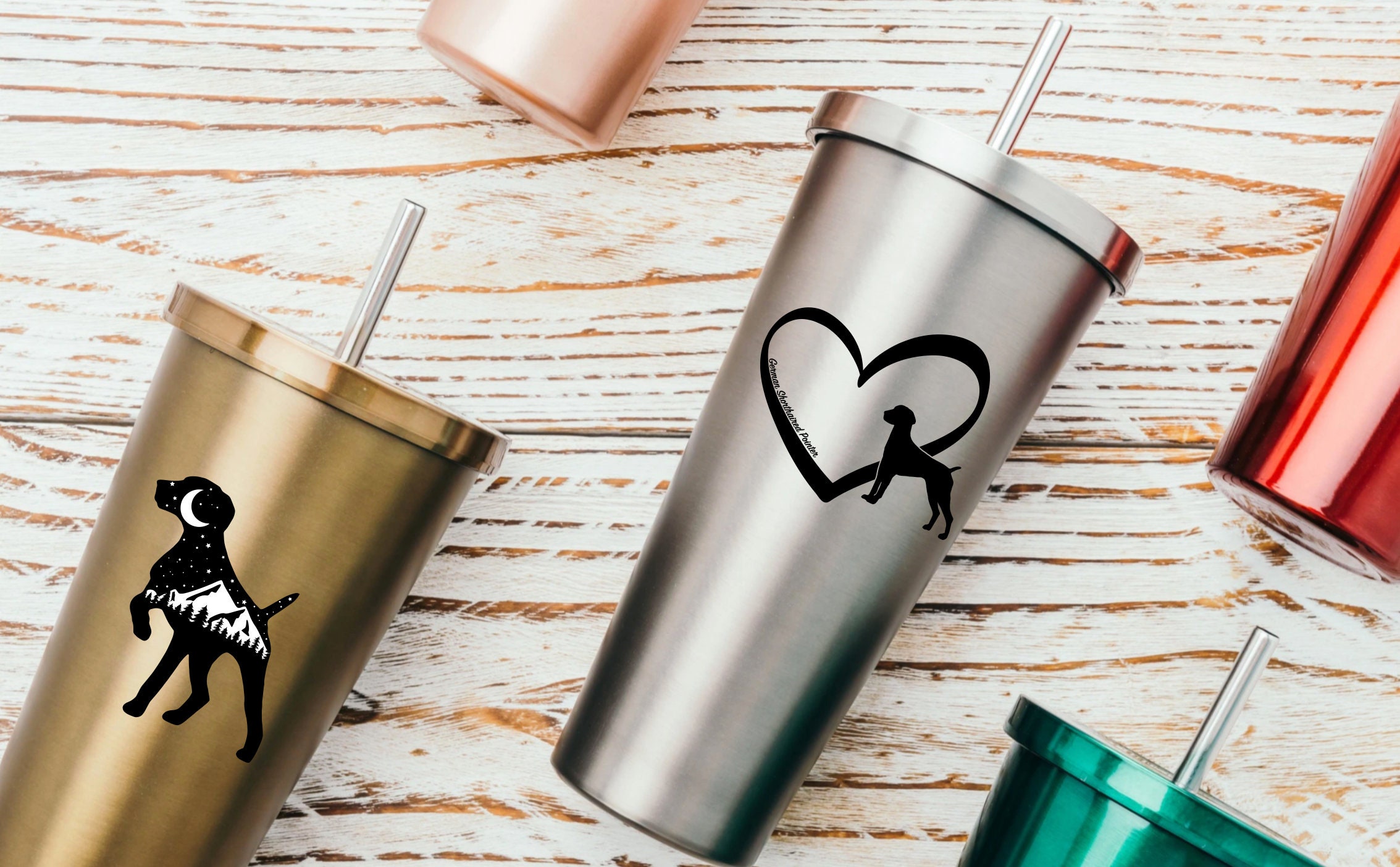 German Shorthaired Pointer SVG Bundle / Pointer Dog Clipart/ Cut File ...